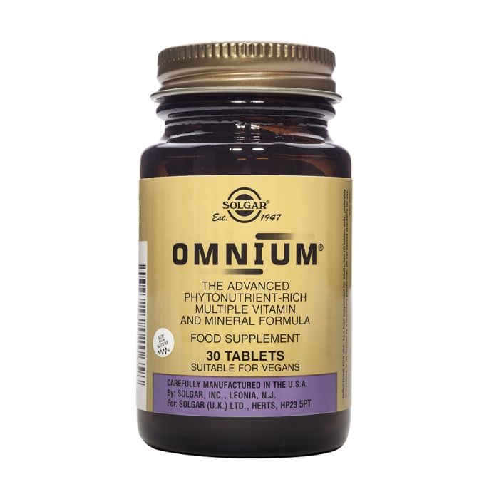Solgar Omnium® Multivitamínico 30 comprimidos | Nutrición Es Vida
